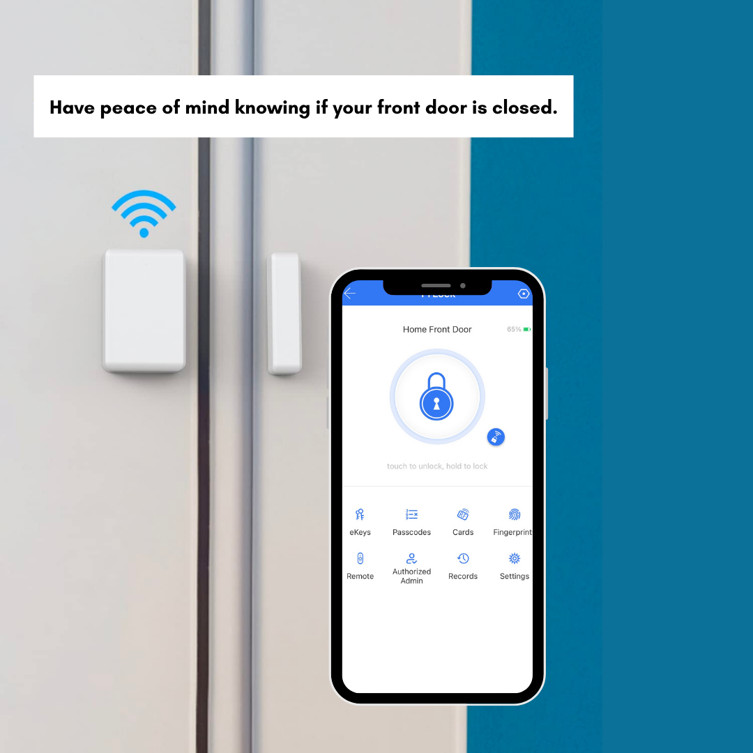 Smart TTLock Door Sensor Reed Switch – SecEsafe